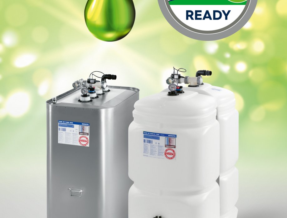 Heute schon zukunftsfit für alternative flüssige Brennstoffe – Schütz Tanks sind „Green Fuels ...