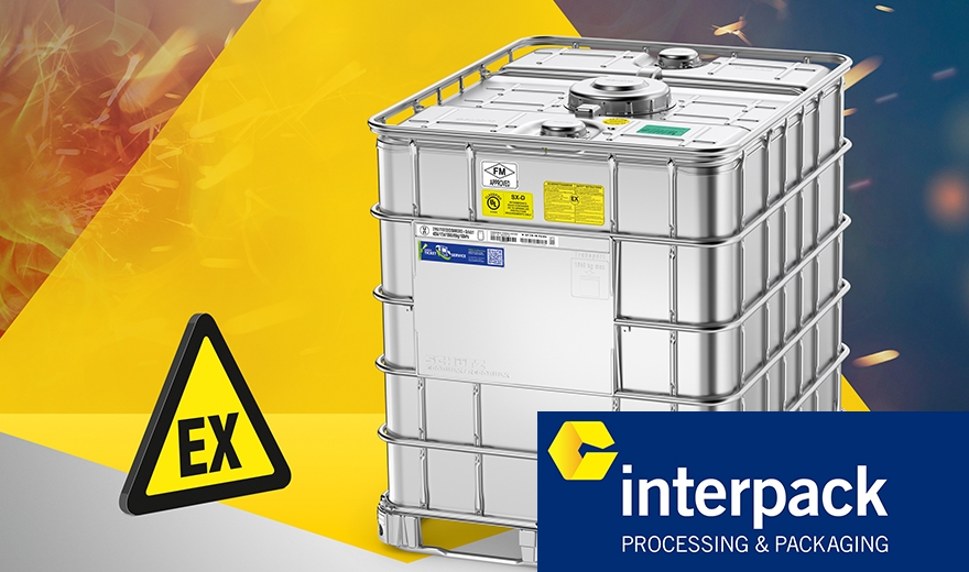Schütz Ecobulk SX-D – Double safety for flammable hazardous goods | COMPANY